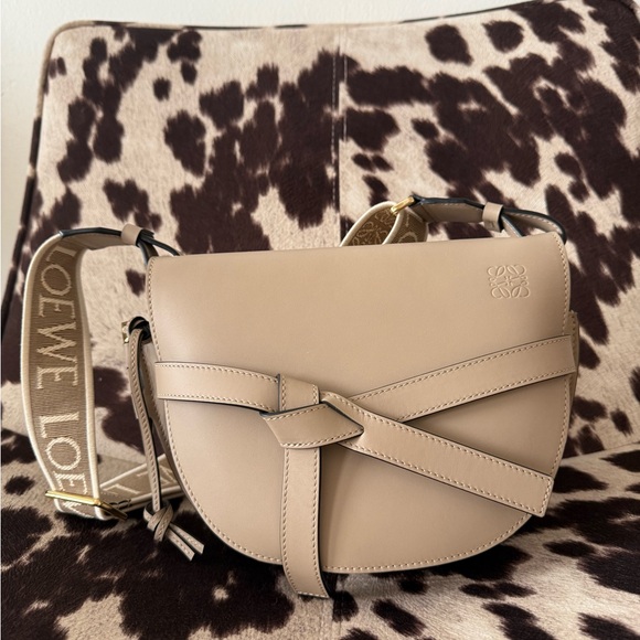 Loewe | Bags | Loewe Small Gate Dual Bag In Soft Calfskin And Jacquard ...